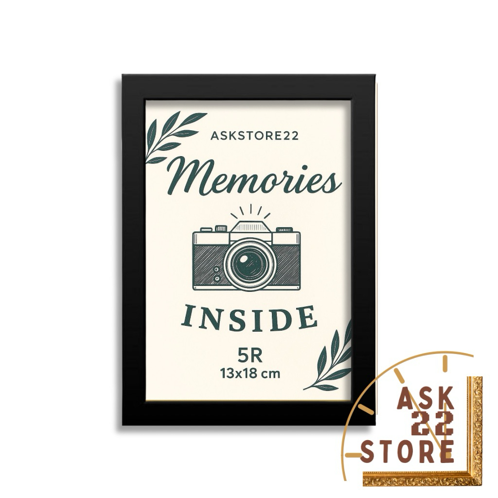 Jual Bingkai Foto 5R Minimalis / Figura Foto 5 r / Frame Foto Aesthetic ...
