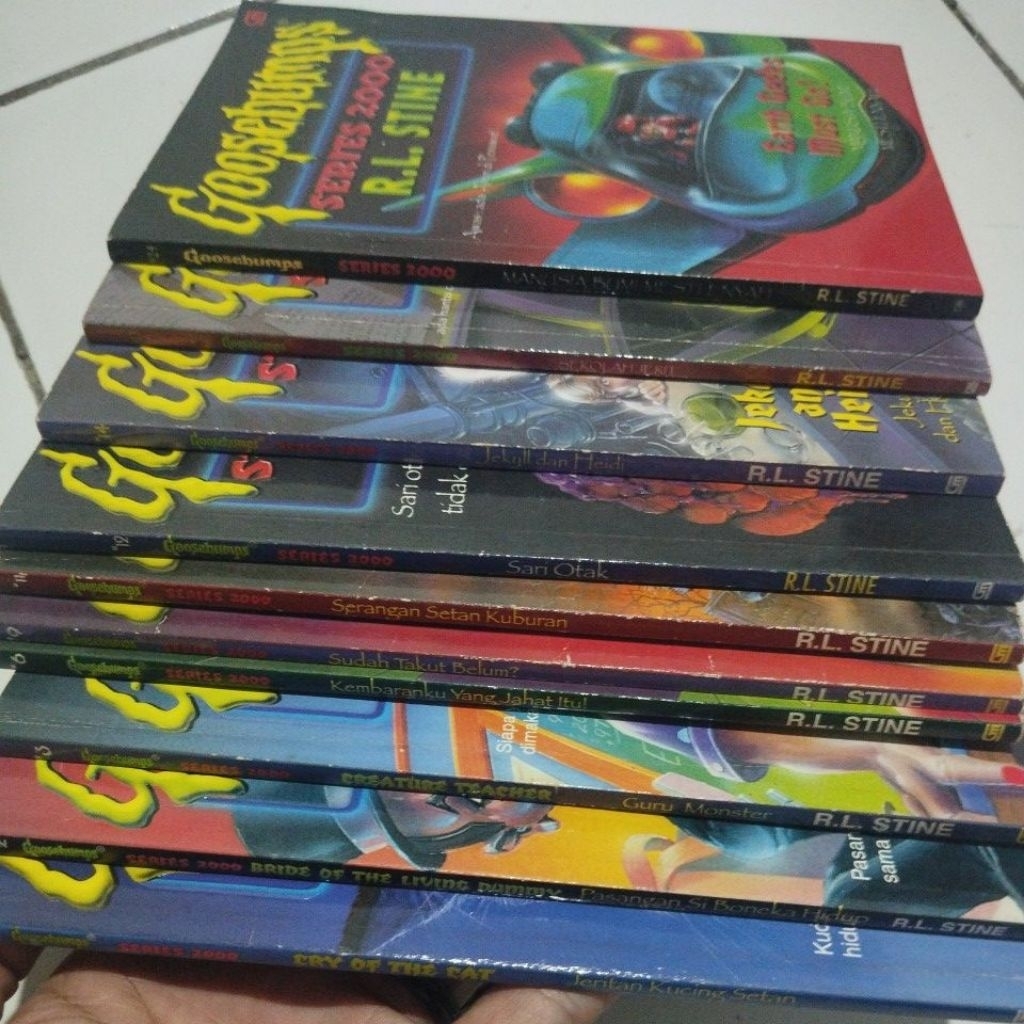 Jual Original Novel Horor Goosebumps series 2000 R. L. Stine | Shopee ...