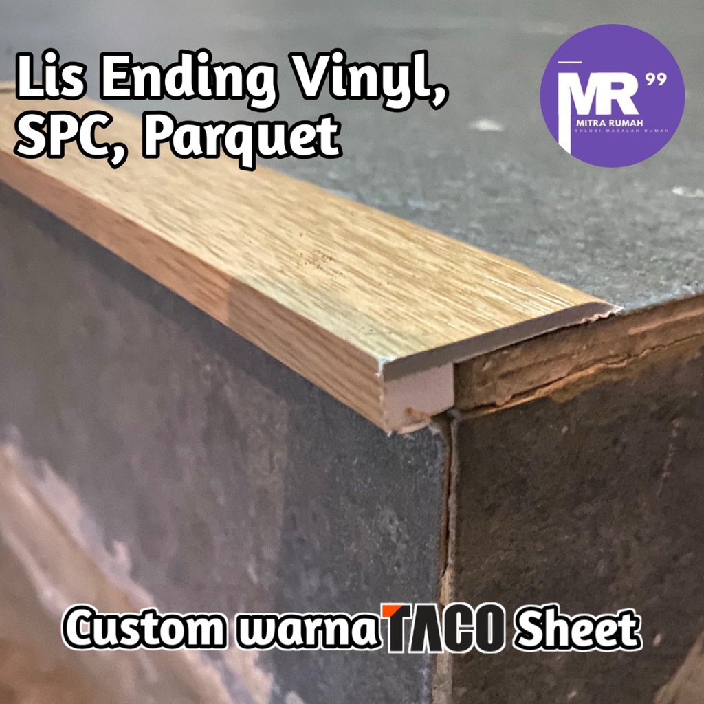Jual Ending Lantai Vinyl SPC Parquet Custom warna TACO sheet– Aksesoris ...