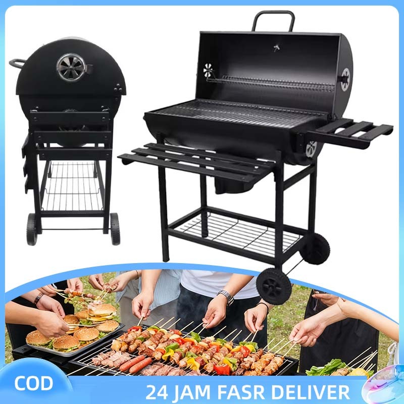 Jual Grill Hotpot 2 in 1 Portable BBQ Grill Barbeque Portable Alat ...