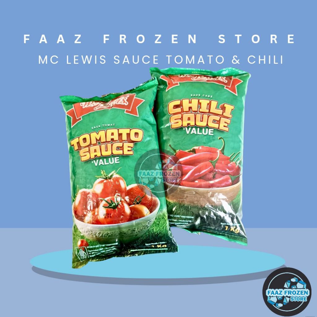 Jual MC LEWIS TOMATO DAN CHILI SAUCE HOT 1KG SAUS SAOS CABE CABAI TOMAT ...