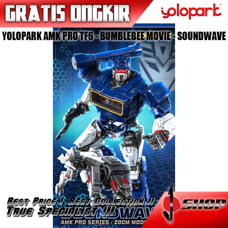 Jual YOLOPARK AMK PRO TF6 - BUMBLEBEE MOVIE - SOUNDWAVE | Shopee Indonesia