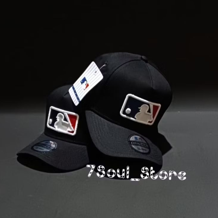 Jual Topi Casual Premium Bordir Original MLB Warna Hitam Unisex Full ...