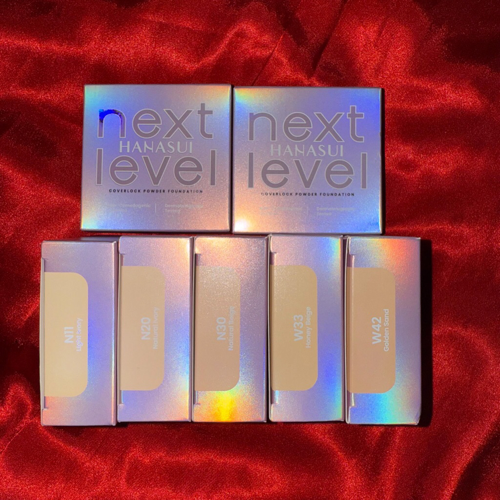 Jual Hanasui Next Level Coverlock Powder Foundation - Porefect Blur ...
