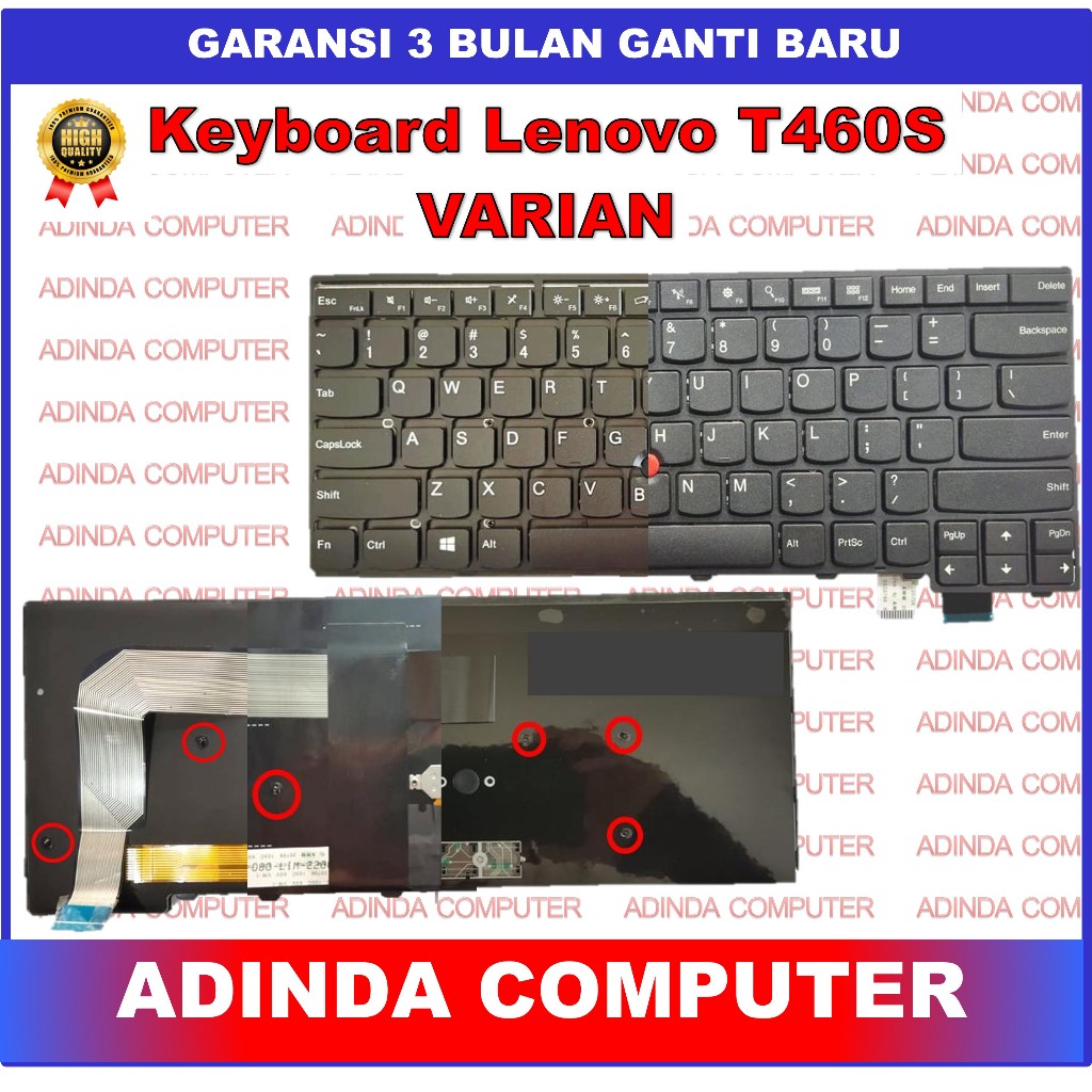 Jual Keyboard Lenovo Thinkpad T460S T460P T470S 20HF 20HG 20JS 20F9 ...