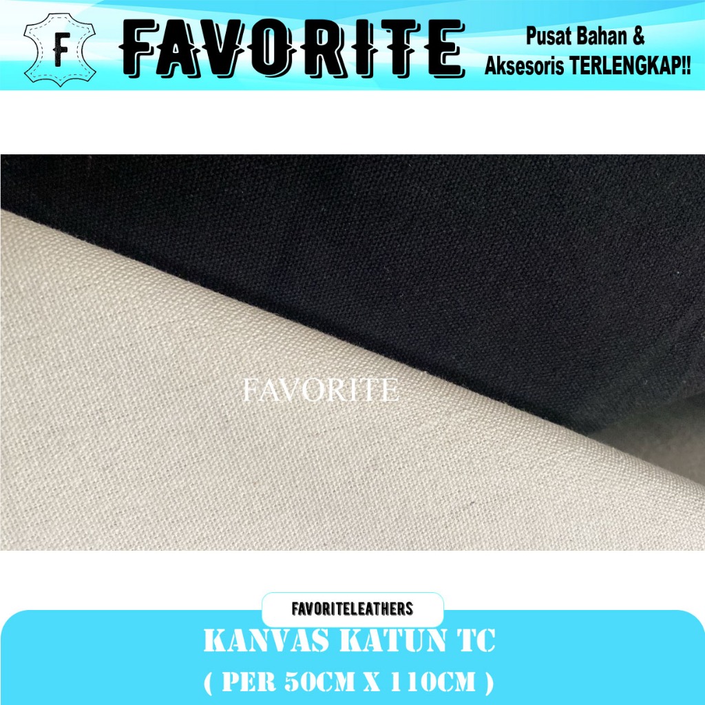 Jual KANVAS KATUN TC 12OZ 12 OZ DAN LEBAR 110CM HARGA PER 50CM X 110CM ...
