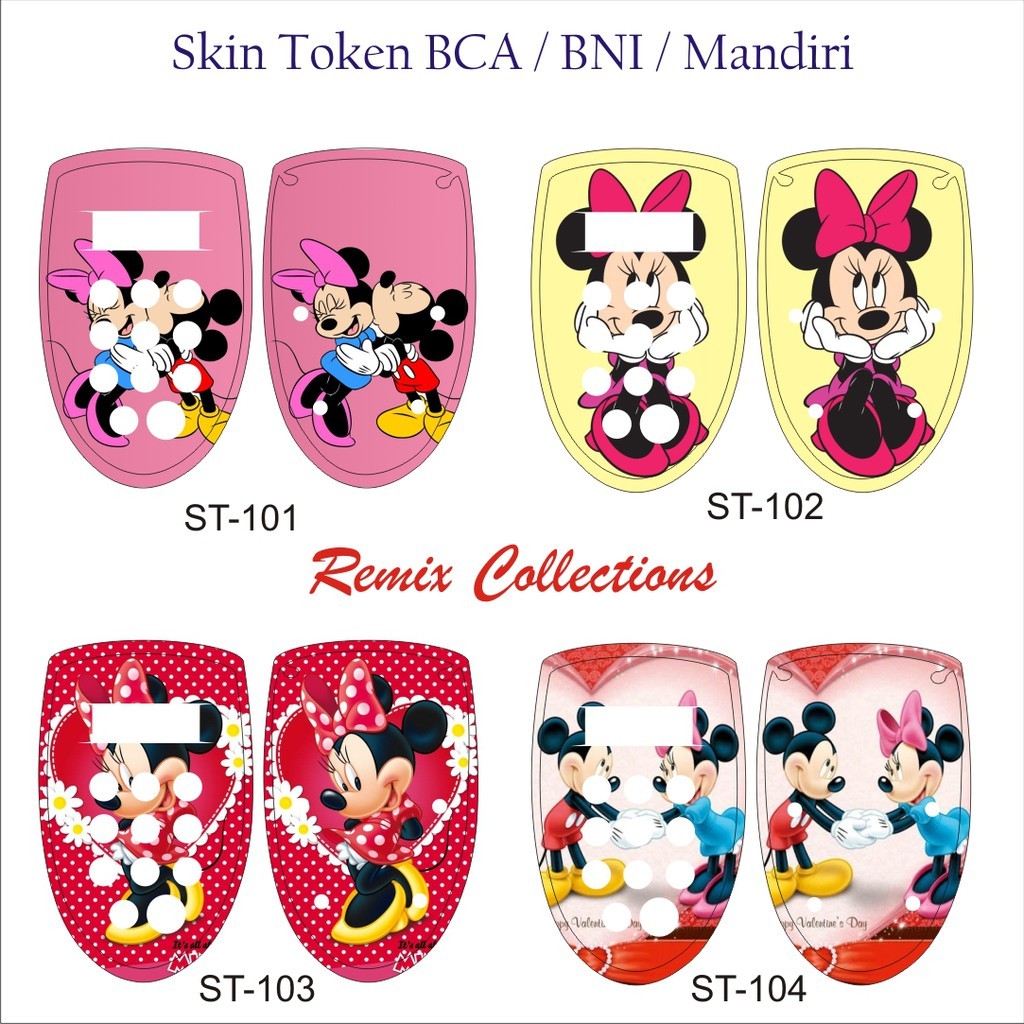 Jual Stiker Token BCA, Mandiri, BRI, BNI / Garskin 101-120 | Shopee ...