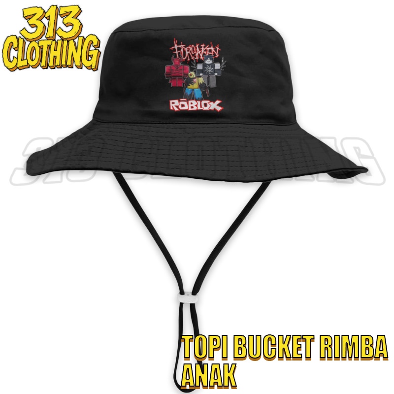 Jual Topi Bucket Rimba Anak Roblox Forsaken / Topi Rimba Anak Roblox ...