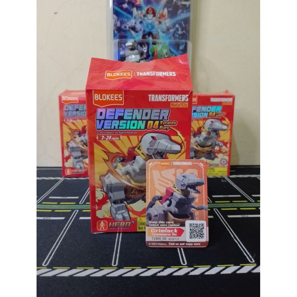 Jual Blokees Transformers Defender Version 04 Reguler Grimlock Rex ...