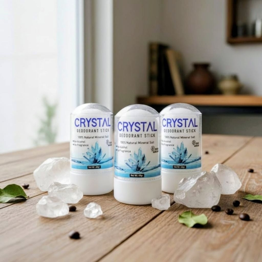 Jual Batu Deodorant Deodoran Batu Tawas Stick Spray Semprot Crystal ...