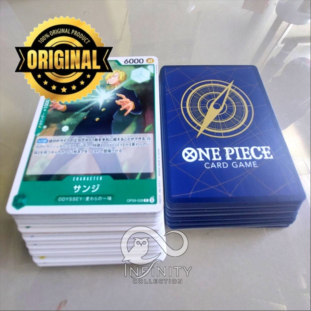 Jual One Piece Original Bandai 5 Pics kartu Bulk TCG (Random) | Shopee ...