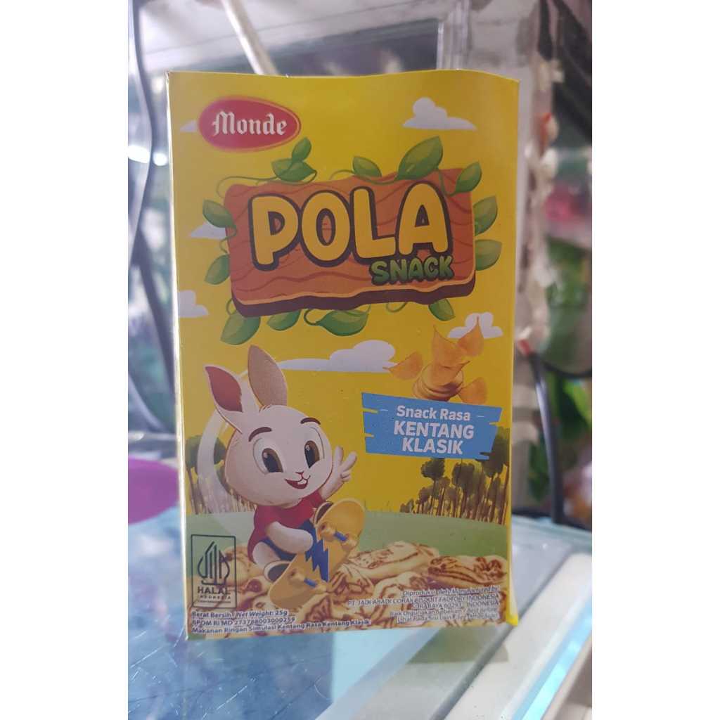 Jual MONDE POLA SNACK MINI MAKANAN RINGAN RASA KENTANG - 25 GRAM MONDE ...