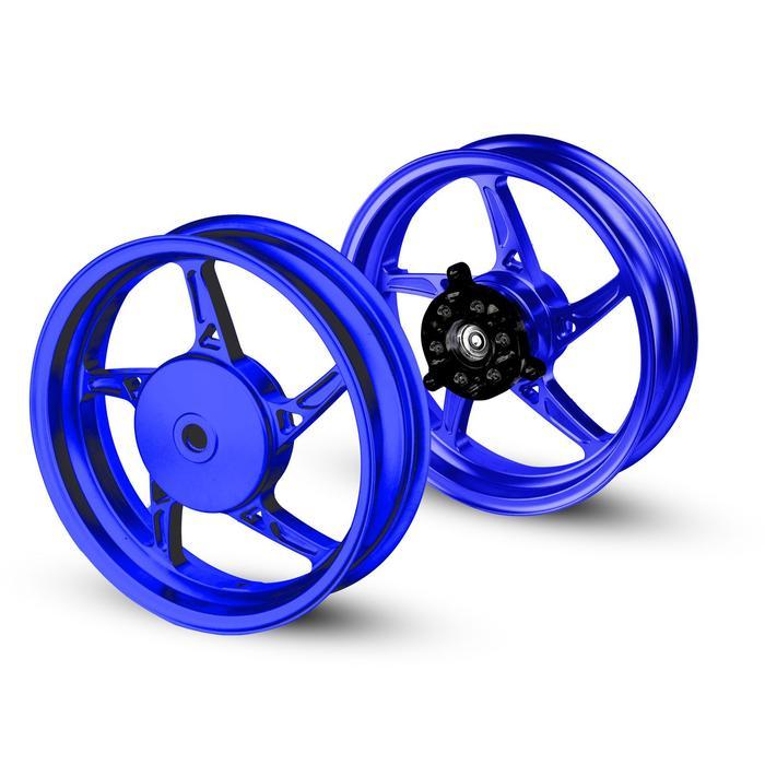 Jual Velg Motor RPD CNC Casting Wheel Set Monza For Aerox - NAVY BLUE ...