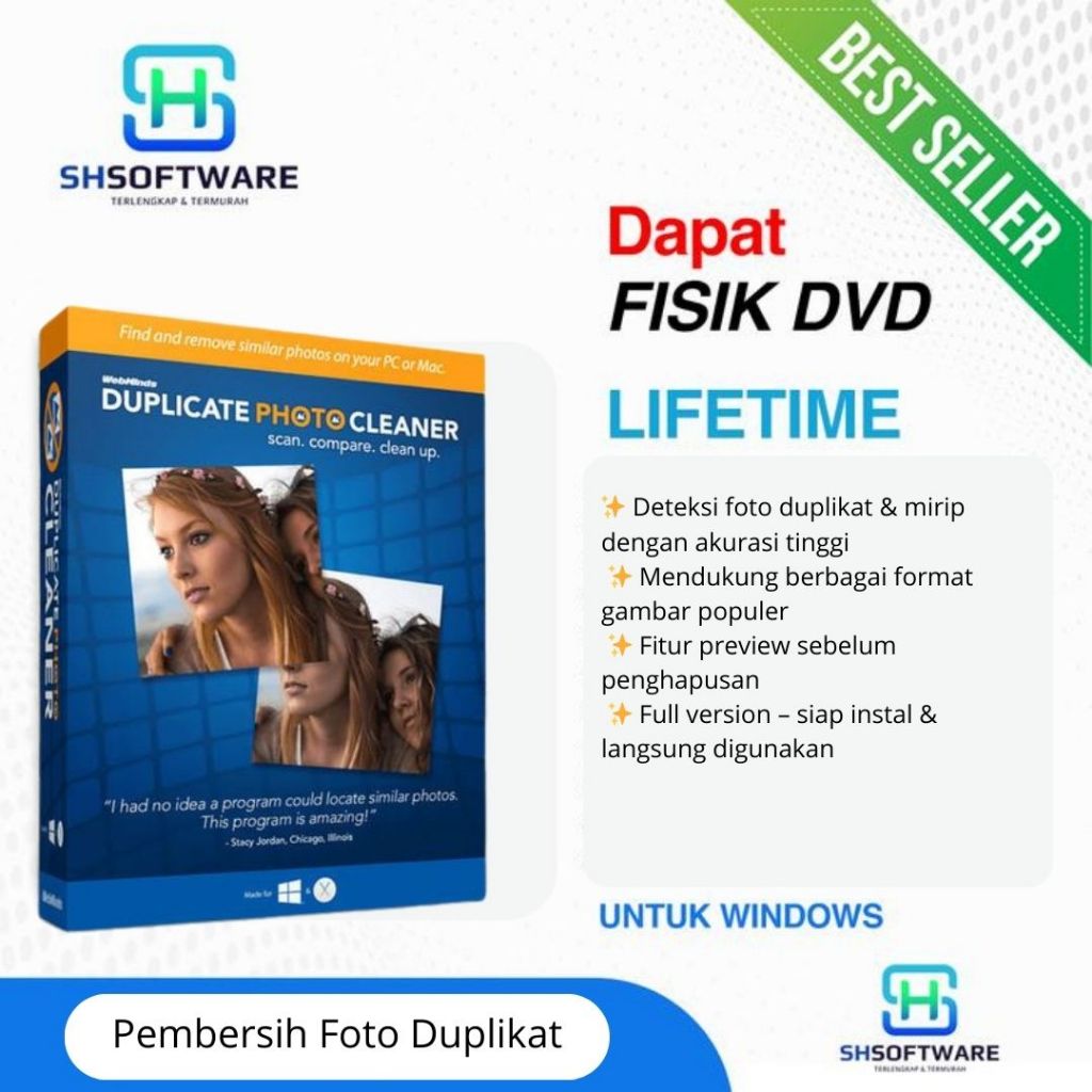 Jual Duplicate Photo Cleaner Pro PC Tools Utilities Win OS - untuk ...