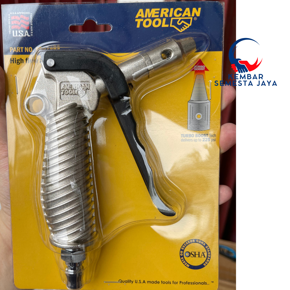 Jual AMERICAN TOOL 8957983 AIR DUSTER BODI BESI TURBO BOOST 225 PSI ...