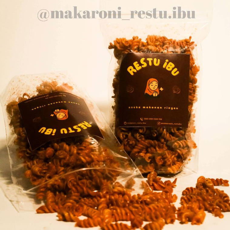 Jual Restu Ibu - makaroni spiral kemasan 100gr - 1000gr | Shopee Indonesia