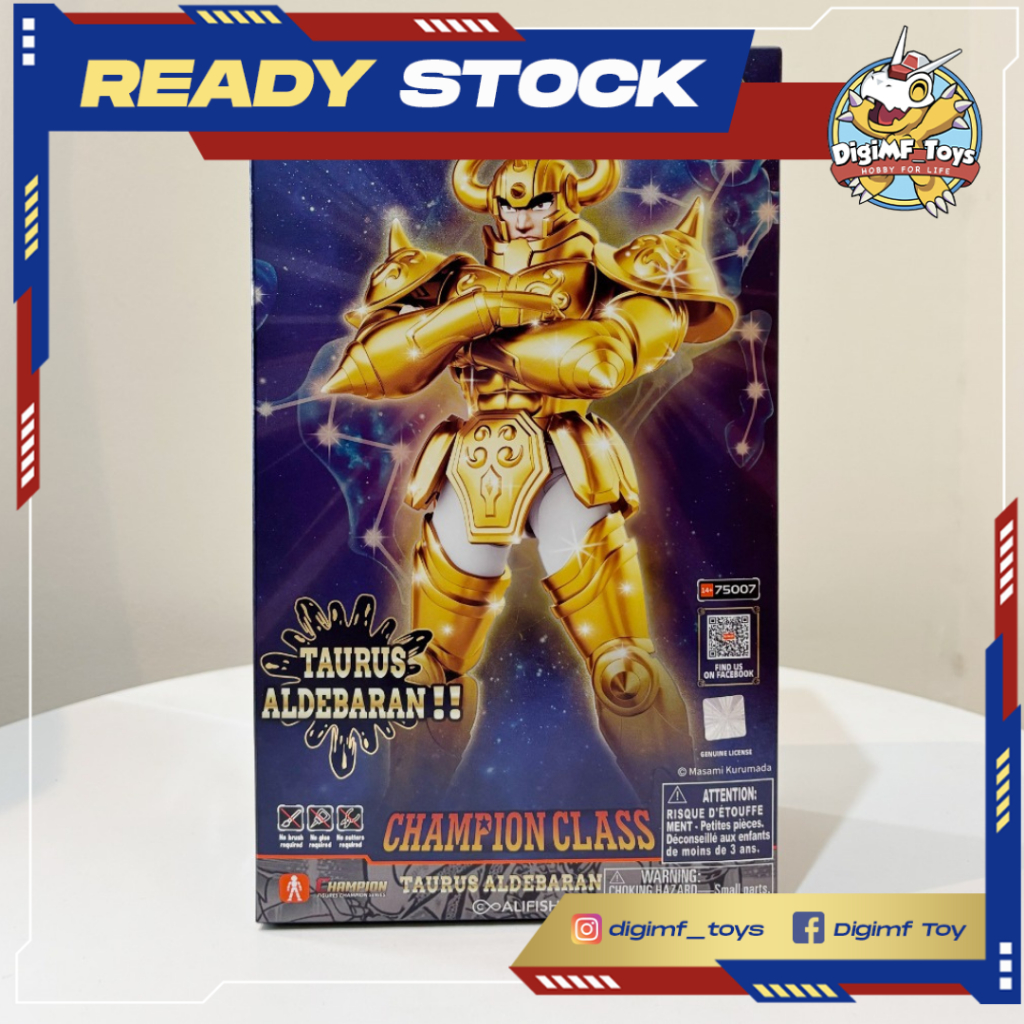 Jual BLOKEES SAINT SEIYA CHAMPION CLASS TAURUS ALDEBARAN | Shopee Indonesia