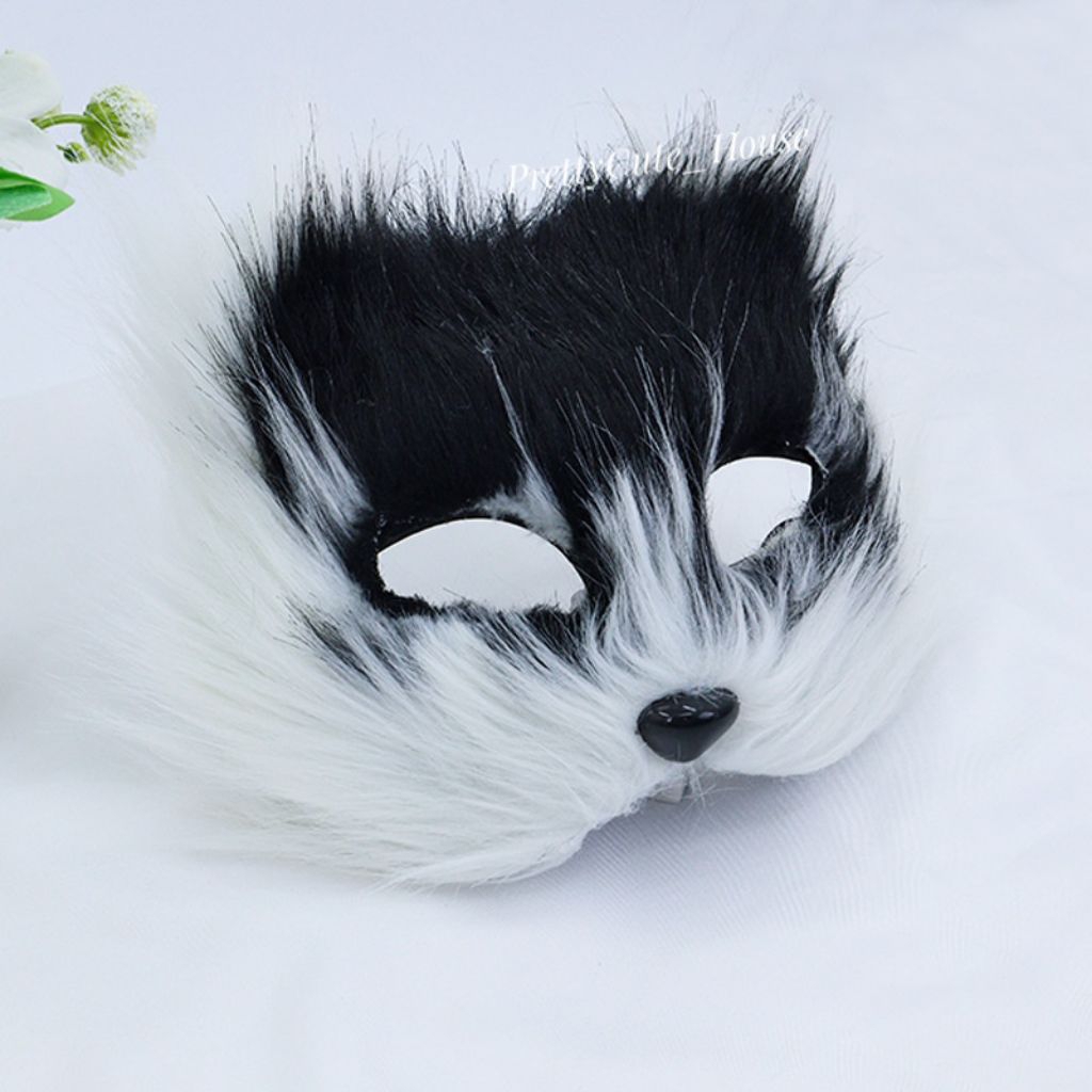 Jual Topeng Rubah Kitsune Bulu Masquerade Mask Premium Quality for ...
