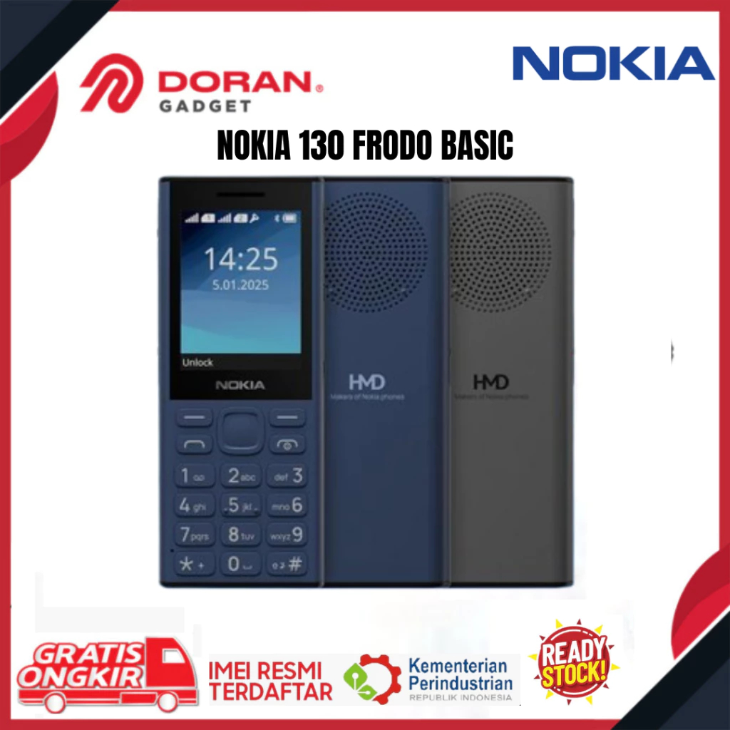Jual Nokia 130 Frodo Basic by HMD - Garansi Resmi 1 Tahun | Shopee ...