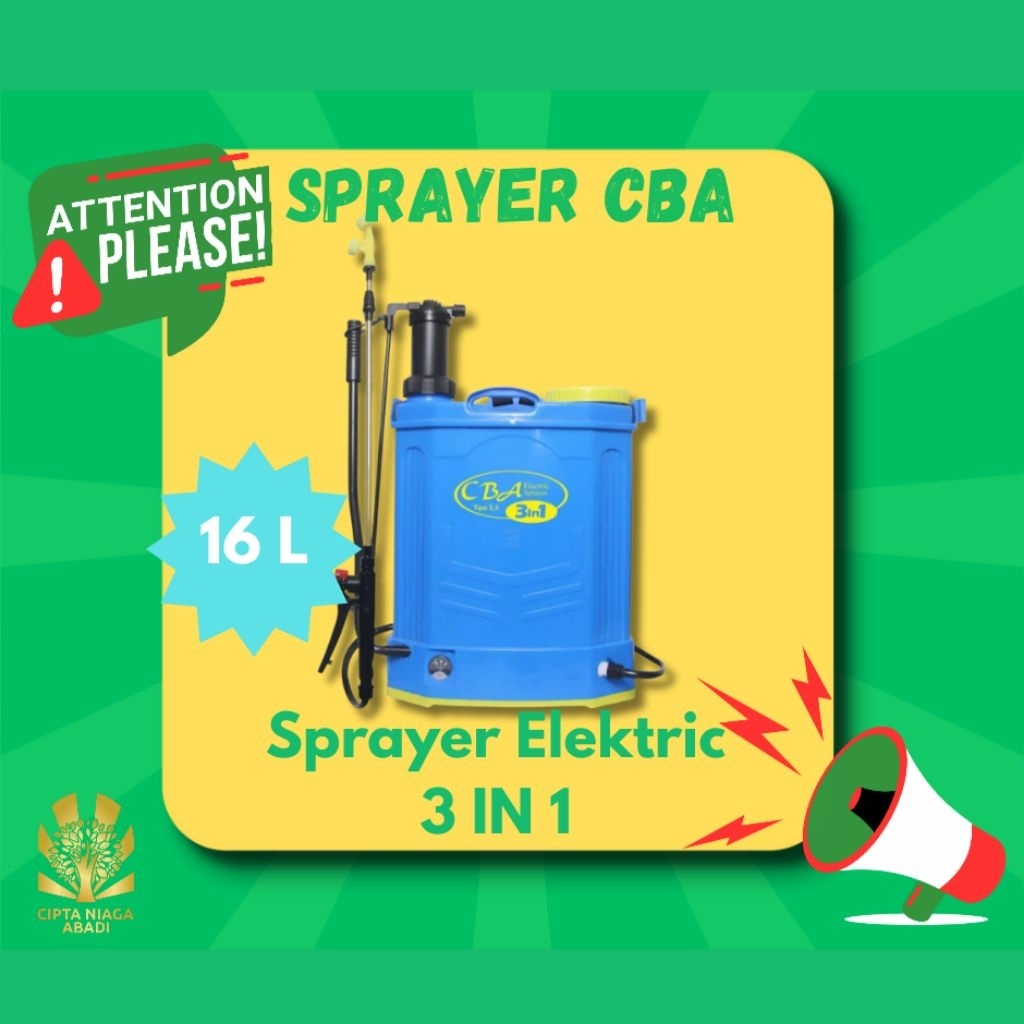 Jual Sprayer Electrik CBA 3 IN 1 | Shopee Indonesia