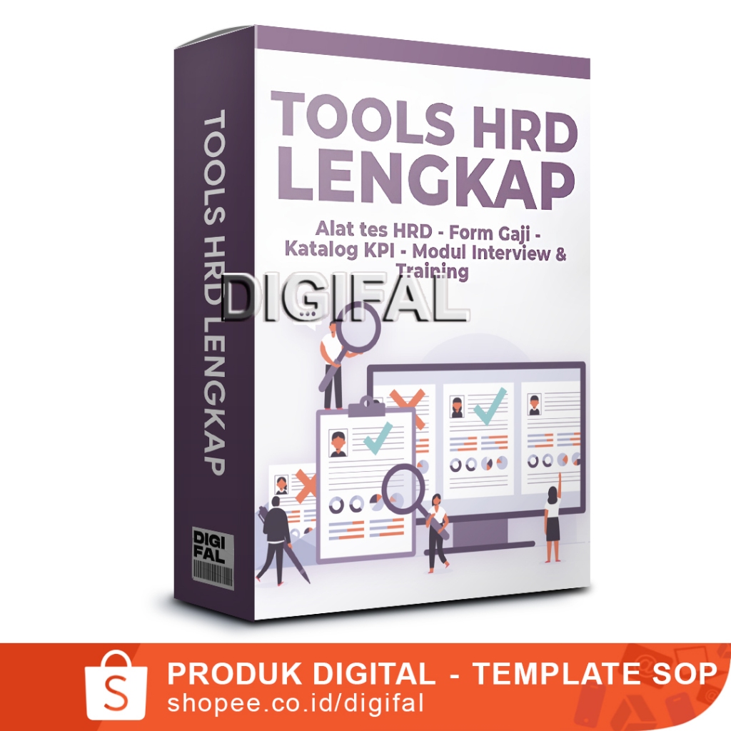 Jual TOOLS HRD - KPI + SOP HRD + Form Tabel Gaji + Modul Interview dan Training Score ...