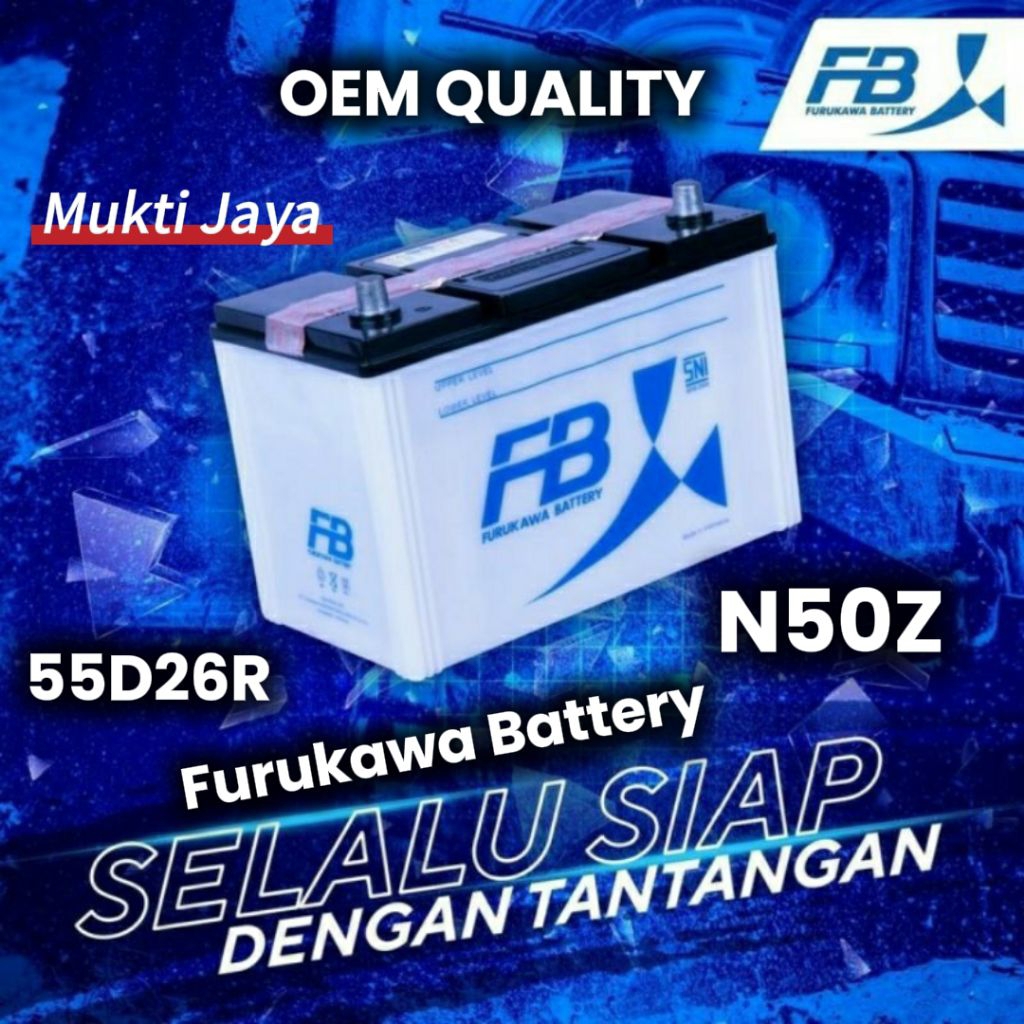 Jual Aki Mobil Colt Diesel FB N50Z Furukawa Battery 55D26R Aki BASAH ...