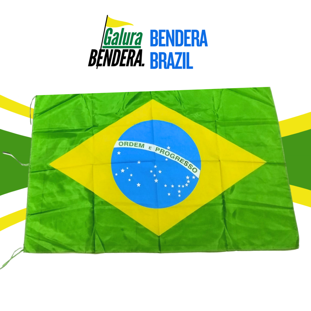 Jual Obral Bendera Brazil Bendera Negara Brazil 110 x 70 CM | Shopee ...
