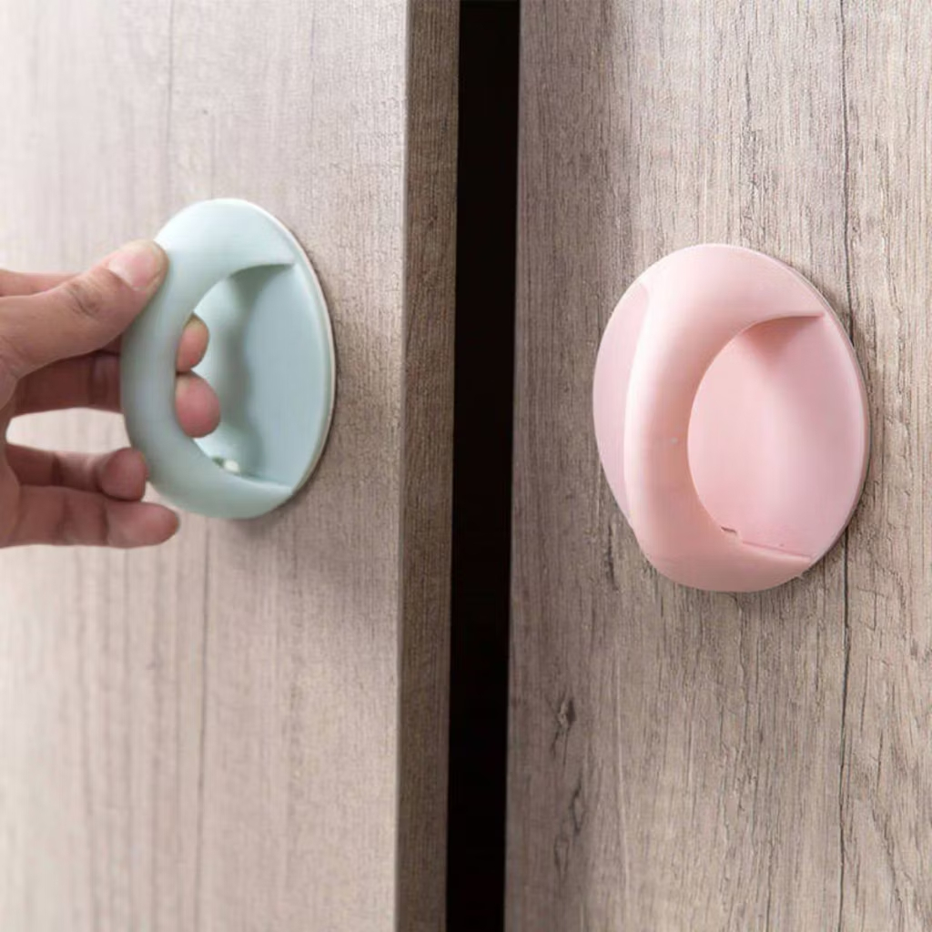 Jual Pegangan Pintu Bulat - Tempelan Gagang Untuk Pintu Kamar Mandi ...