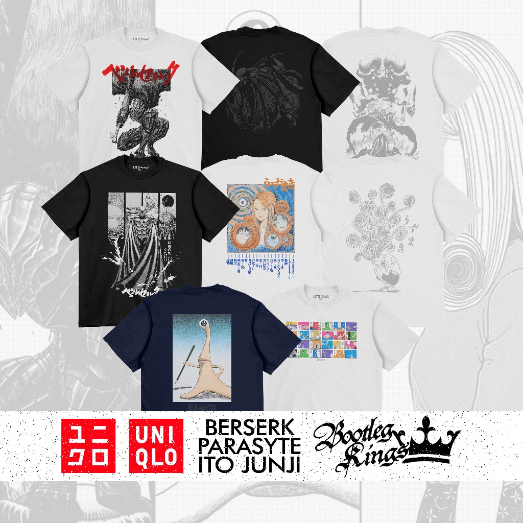 Jual [HOT] UNIQLO X BERSERK ANIME MANGA CURATION GRAPHIC T-SHIRT ...
