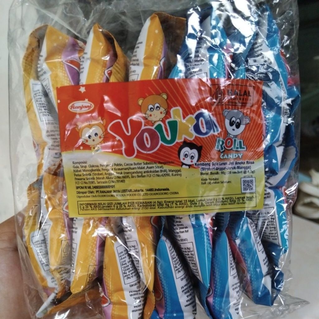 Jual Permen youka roll candy isi 20 pcs | Shopee Indonesia