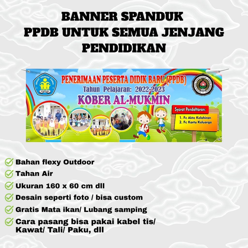 Jual Spanduk Ppdb Terlengkap & Harga Terbaru Juni 2026 | Shopee Indonesia