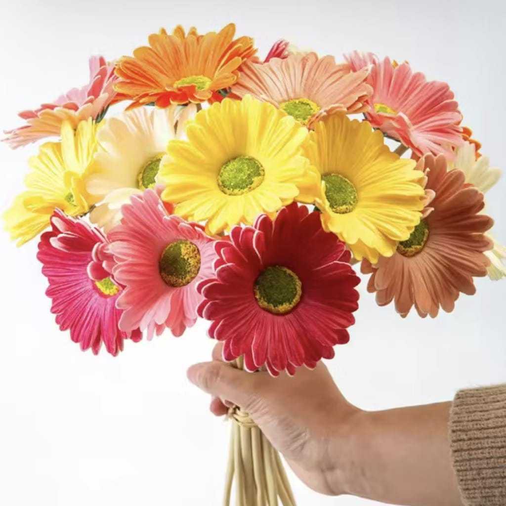 Jual Artificial Bunga Daisy Bunga Palsu Plastik Buatan Imitasi Hias ...