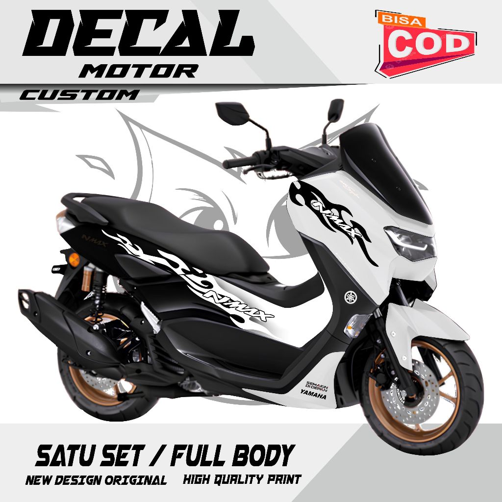 Jual STICKER DECAL YAMAHA NMAX NEW 155 STICKER SIMPEL NMAX 2020 SIMPEL ...