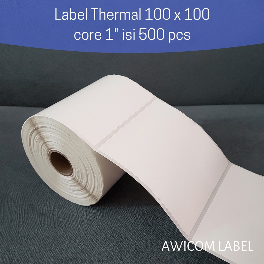 Jual Label Barcode Direct Thermal 100x100 mm ( PREMIUM) 100 x 100 core ...