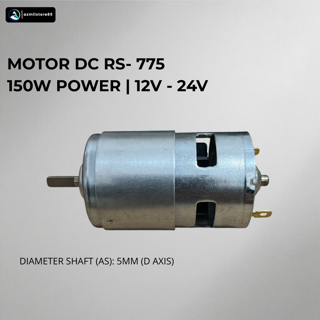 Jual Dinamo DC 12V 150W Motor 775 High speed Large torus torsi Besar ...