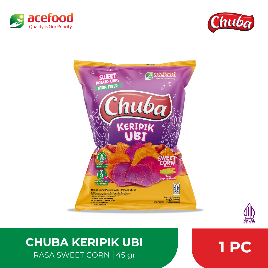 Jual Chuba Keripik Ubi Rasa Sweetcorn 45 gr | Shopee Indonesia