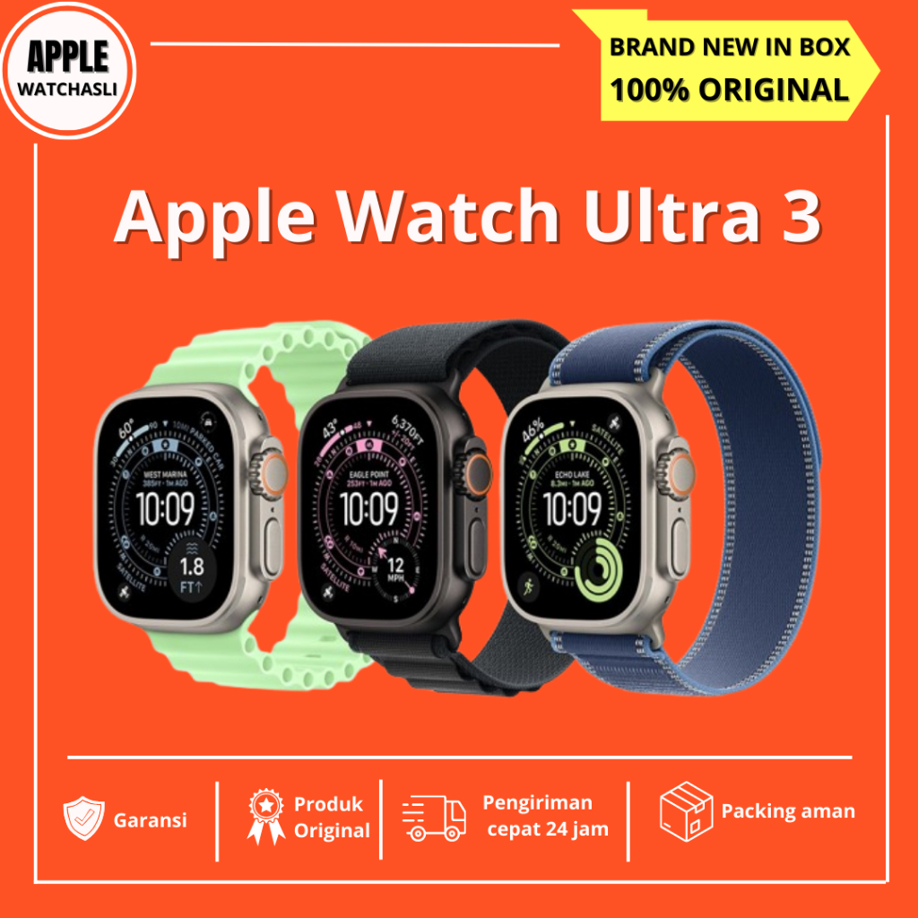 Jual Apple Watch Ultra 3 49mm 2025 Titanium Case with Trail | Alpine ...