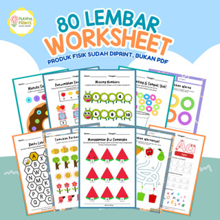 Jual Worksheet Edukasi Anak | Aktivitas PAUD TK SD | Belajar Huruf ...