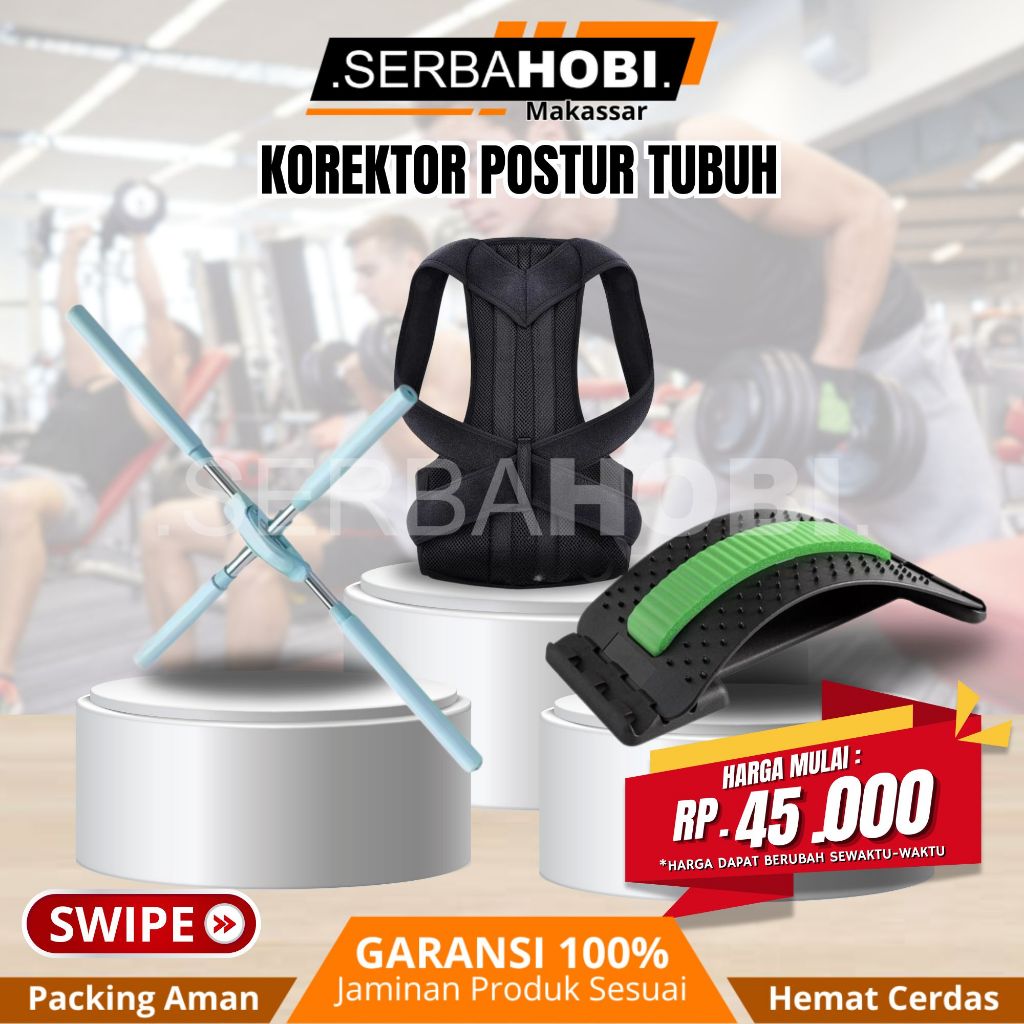 Jual Tongkat Postur Tubuh / Korset Punggung untuk Penegak / Alat ...