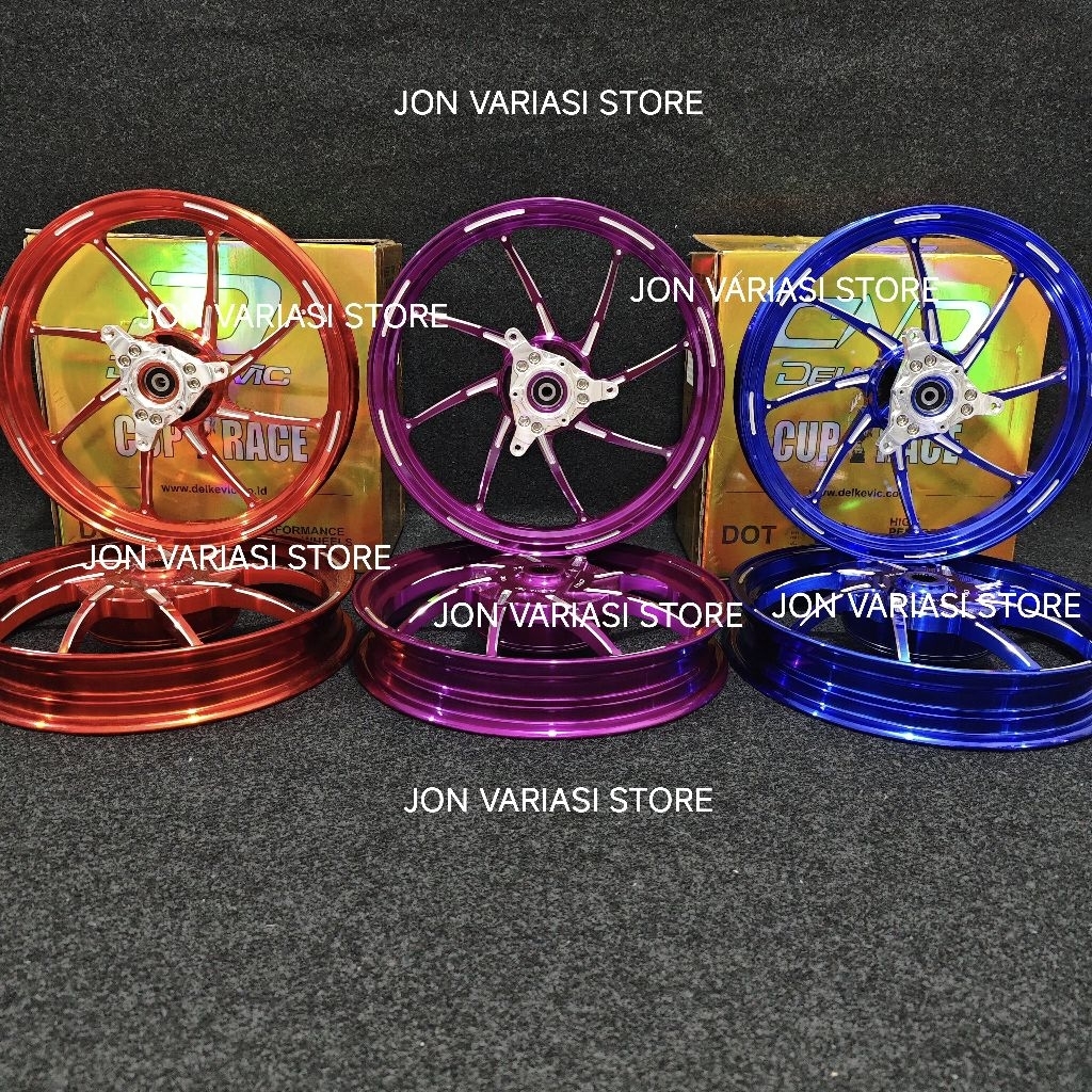 Jual VELG RACING DELKEVIC M8 ORIGINAL 14X1.85 14X2.15 NMAX OLD NMAX NEW ...