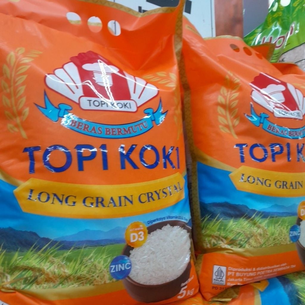 Jual BERAS TOPI KOKI | Shopee Indonesia