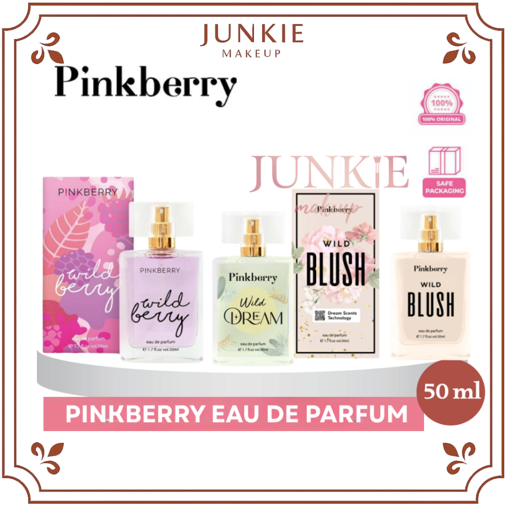 Jual PINKBERRY Eau de Parfum Wild Berry | Wild Blush | Dream 50ml ...