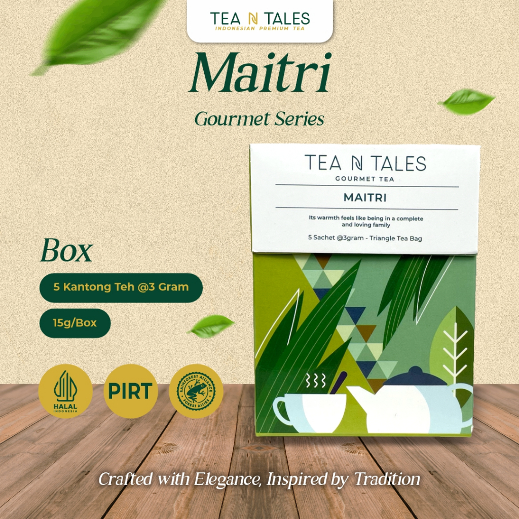 Jual Tea N Tales Maitri | Green Tea with Pandan - Indonesian Premium ...