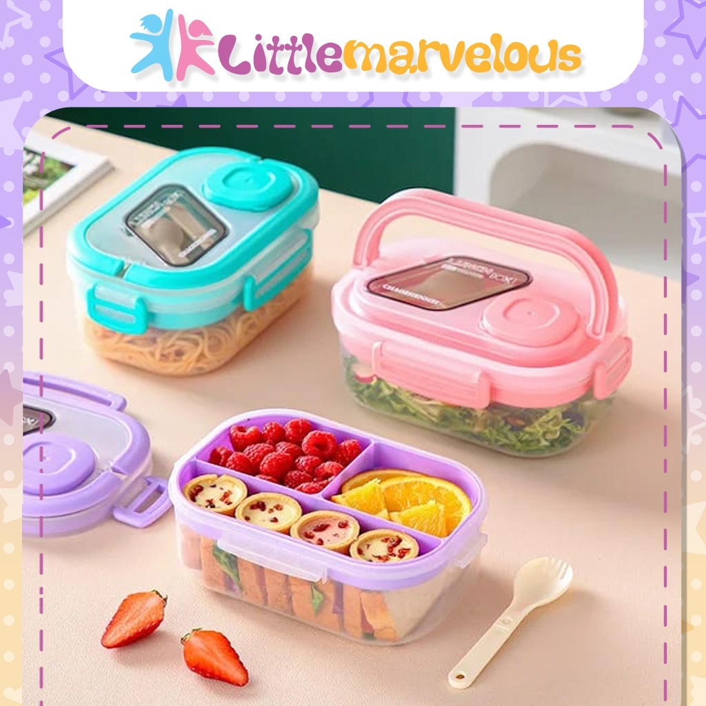 Jual KOTAK MAKAN LUNCH BOX ANAK DEWASA 2 LAYER DENGAN GAGANG DAN KOTAK ...