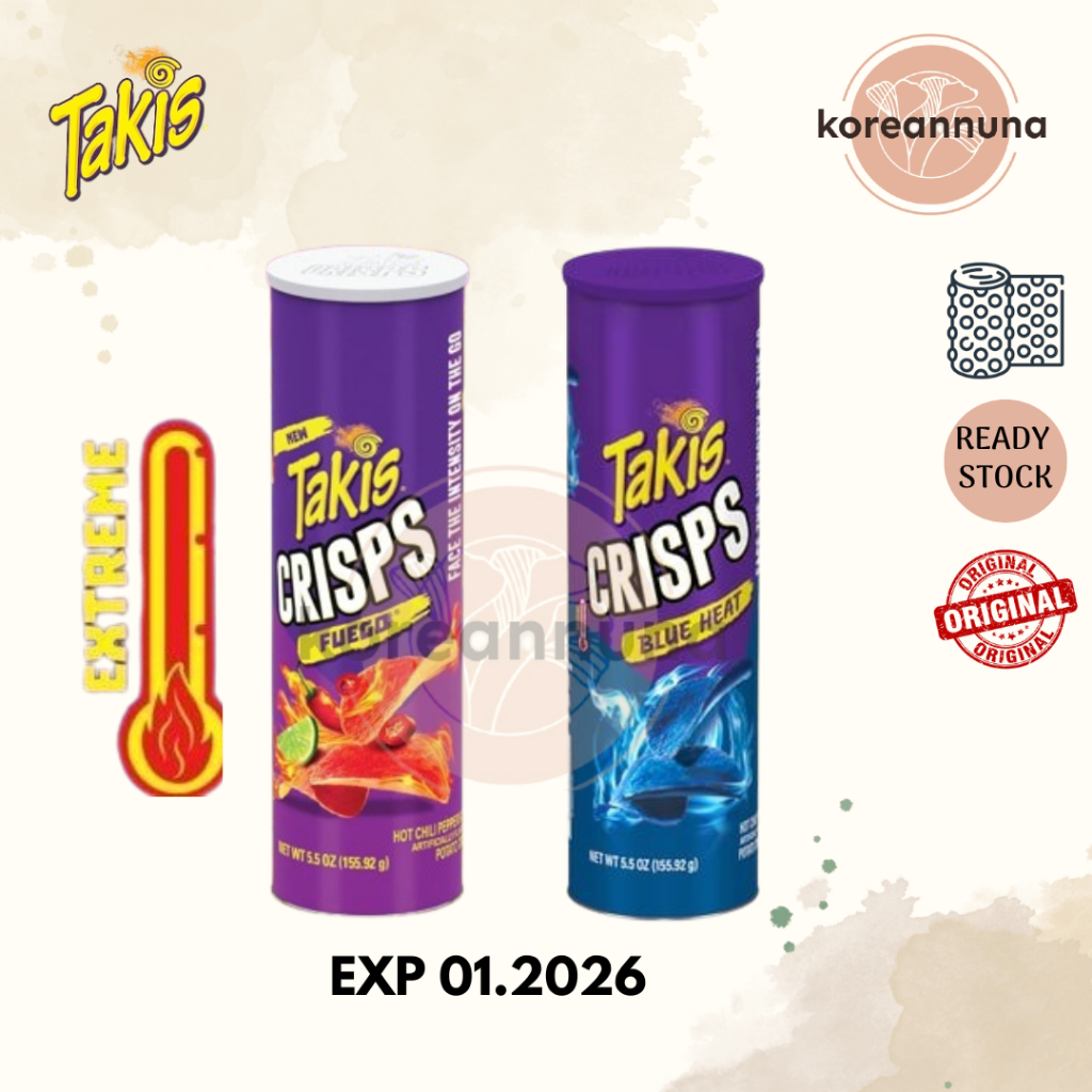 Jual Takis Fuego & Blue Geat Crisps 15 ct, 5,5 oz | Tabung Sharing ...