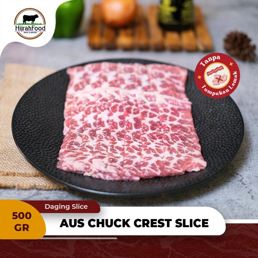 Jual Daging Slice Chuck Crest Beef Sukiyaki Yakiniku AUS Premium 500 ...