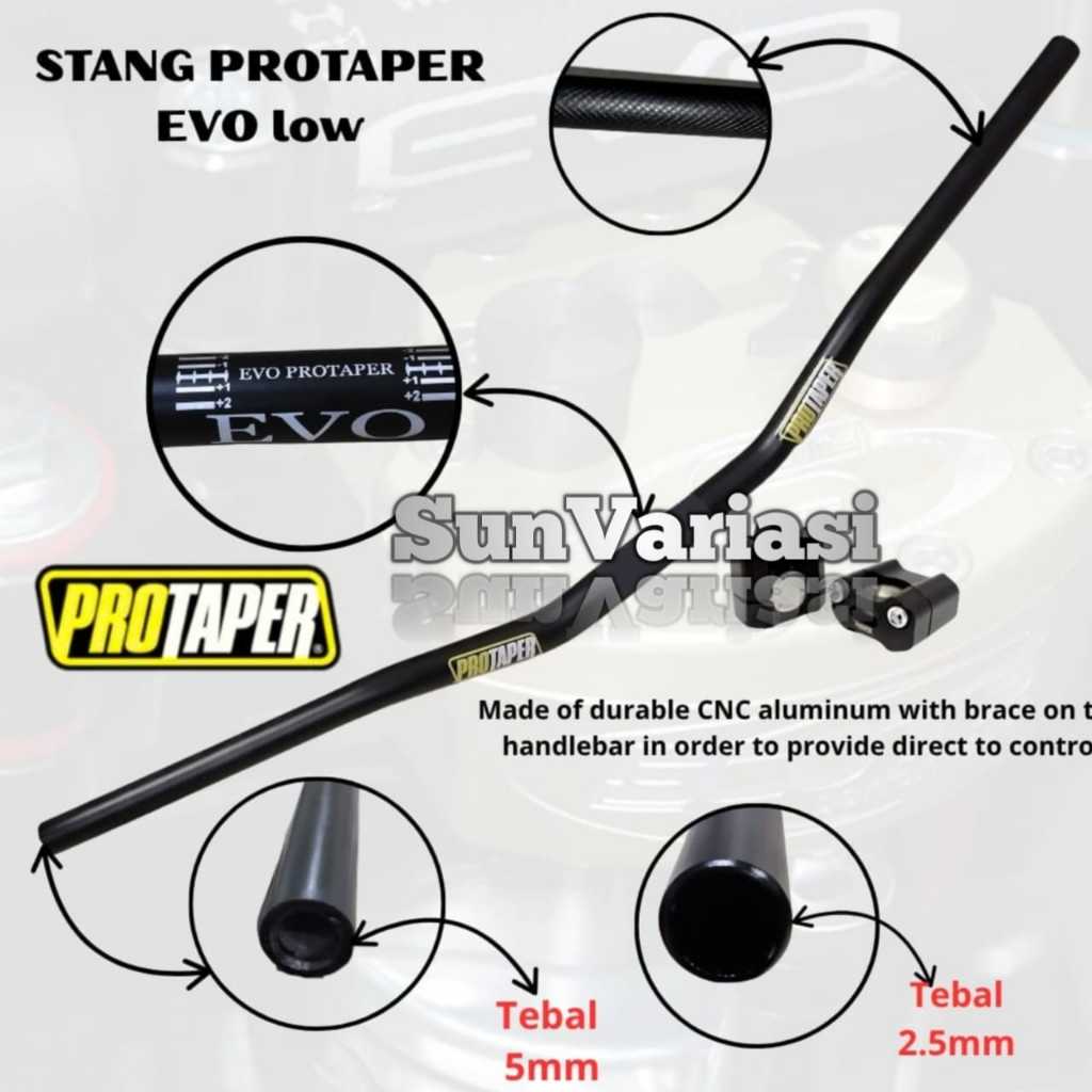 Jual ASLI STANG TEBAL 5MM Stang / Stir Fatbar Protaper Tipe Low Set ...