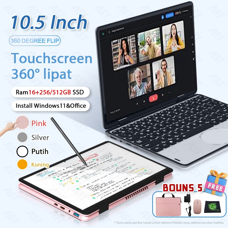 Jual CNAST Laptop touchscreen 2in1 untuk Online Meeting Baru 11inch ...