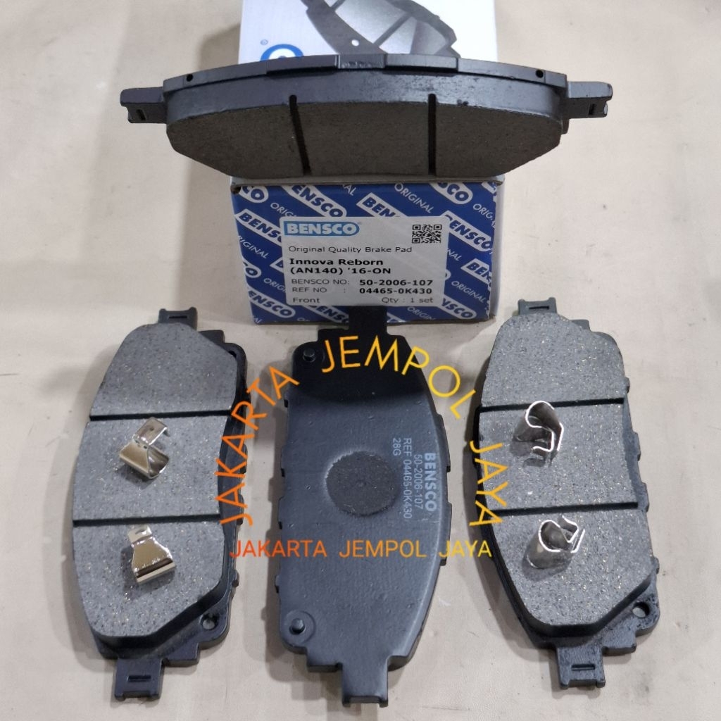 Jual BRAKE PAD INNOVA REBORN 2016-UP / KAMPAS REM DEPAN INNOVA REBORN ...