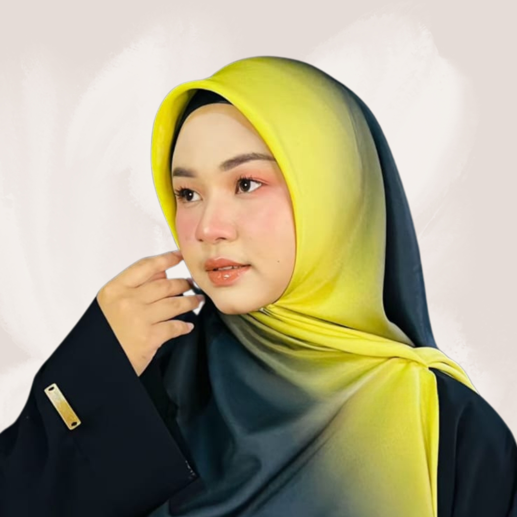 Jual Khalifa Hijab | Hijab Segi Empat Gradasi | Seri Denim | Seri Hitam ...